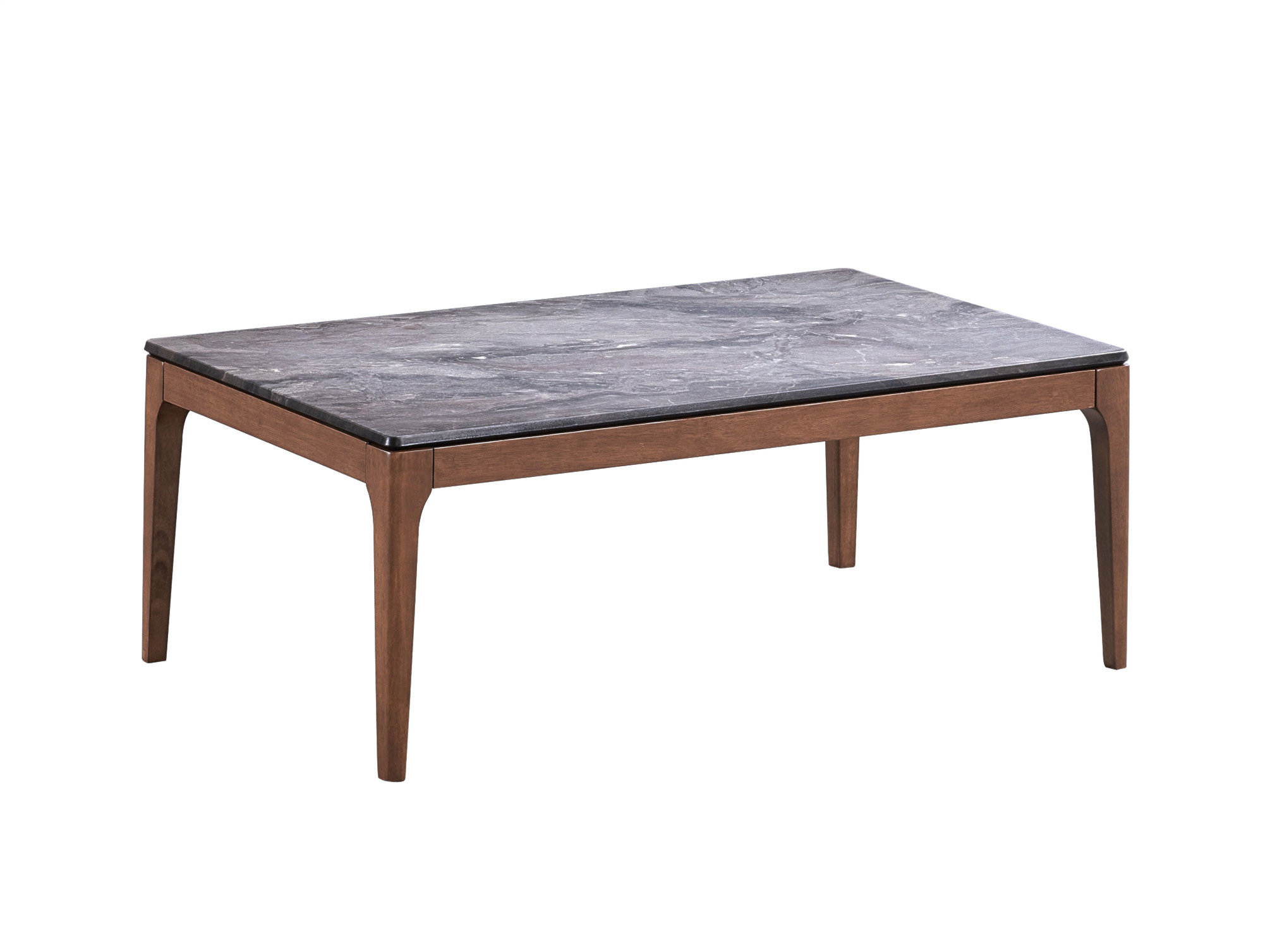 George Oliver Bevis Engineered Stone Top Rectangular Coffee Table ...