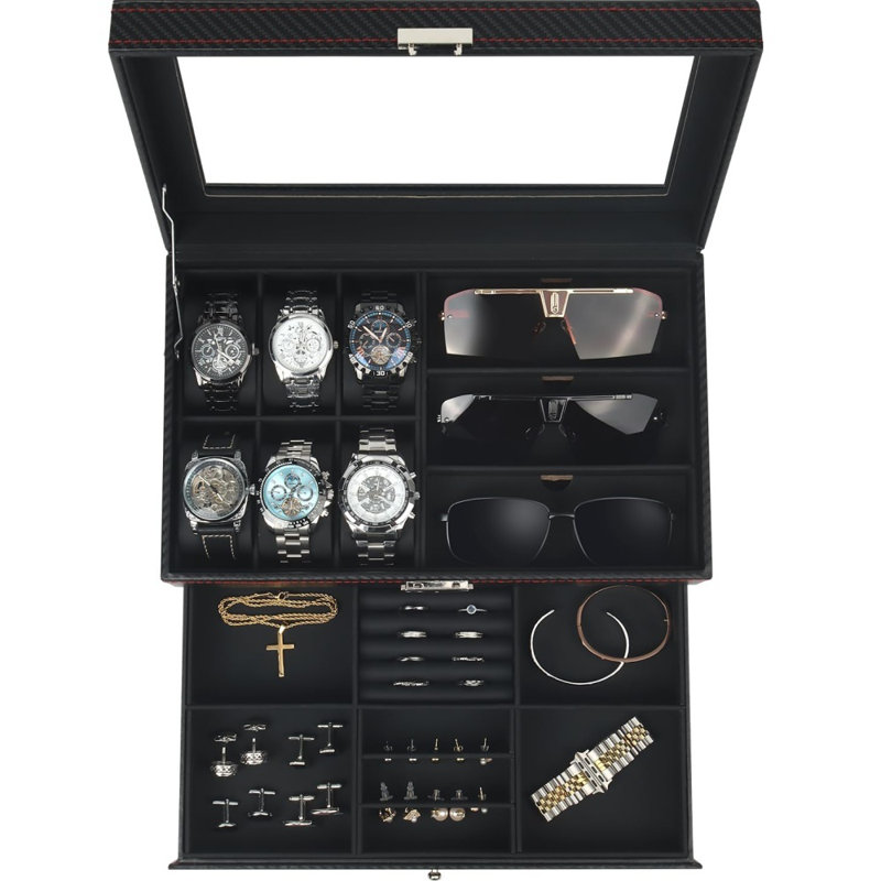 Mercer41 Watch Jewelry Box Organizer | Wayfair
