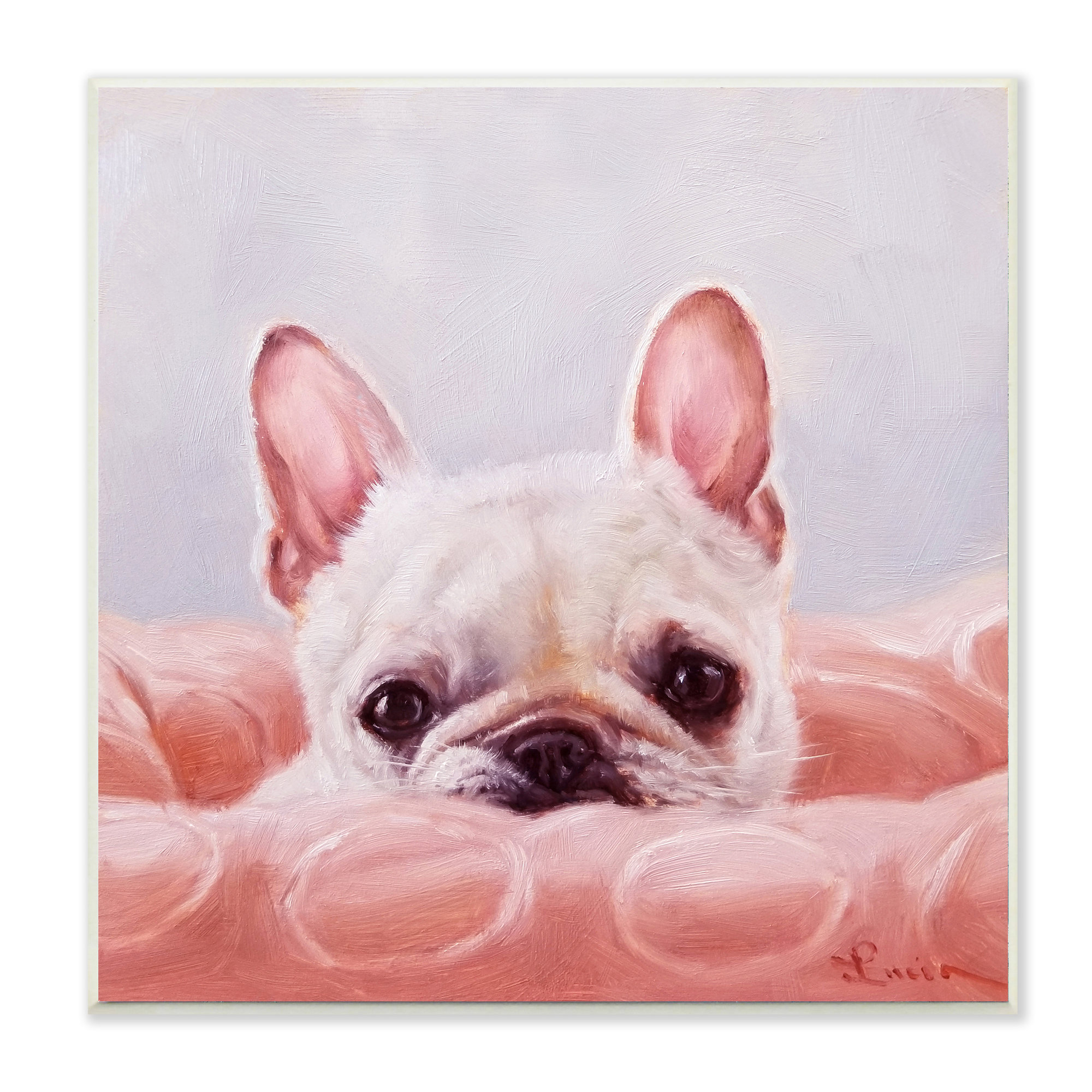 House of Hampton® 'Cute Puppy Portrait Dog Pet' Painting Print ...