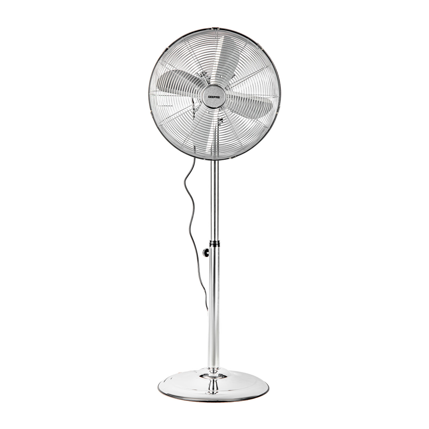GEEPAS 16” Metal Pedestal Fan Electric Standing Floor Fan With 3 Speed ...