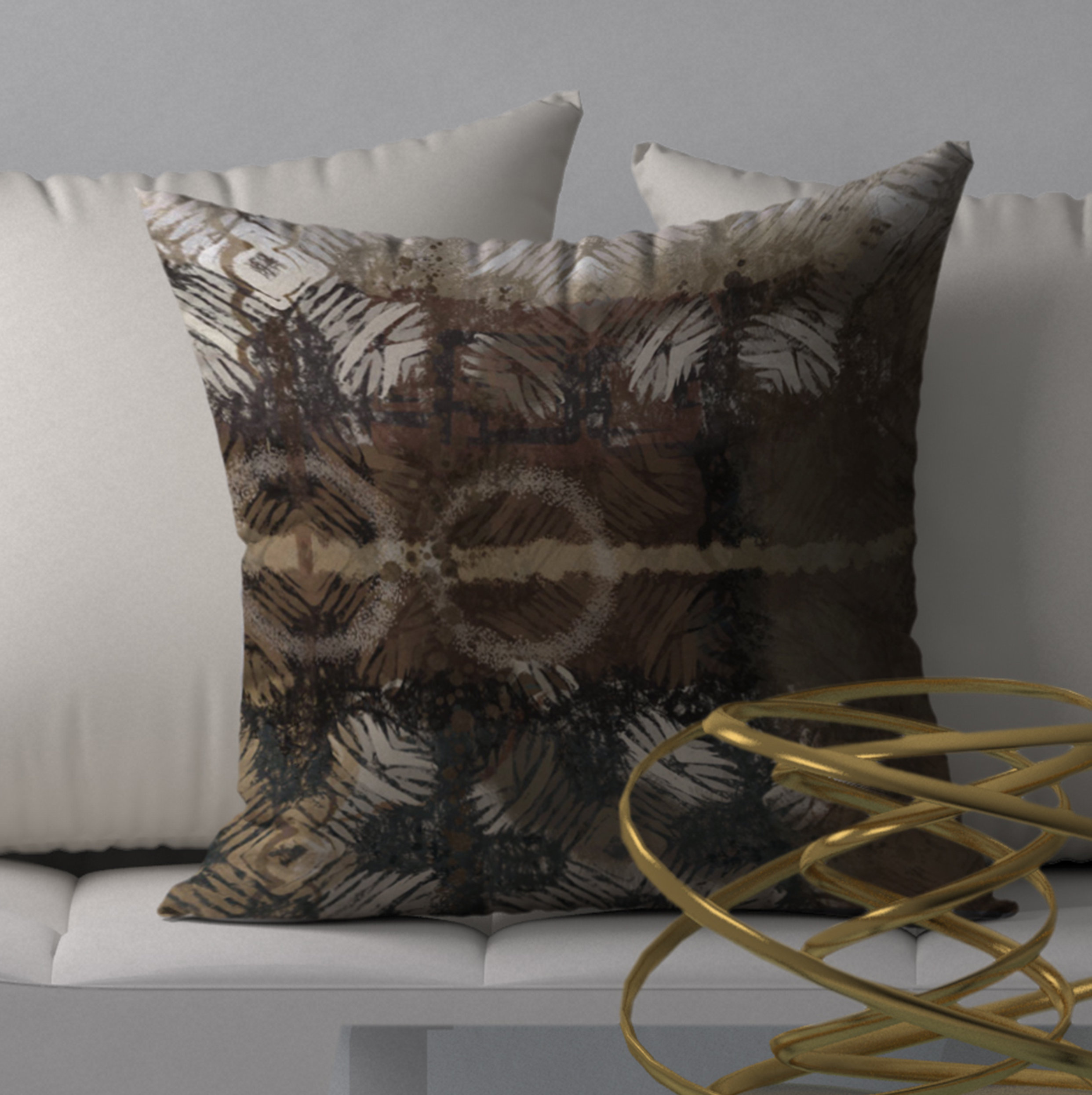 LeRoi Products Falling Singular Decorative Square Pillow Cover & Insert ...