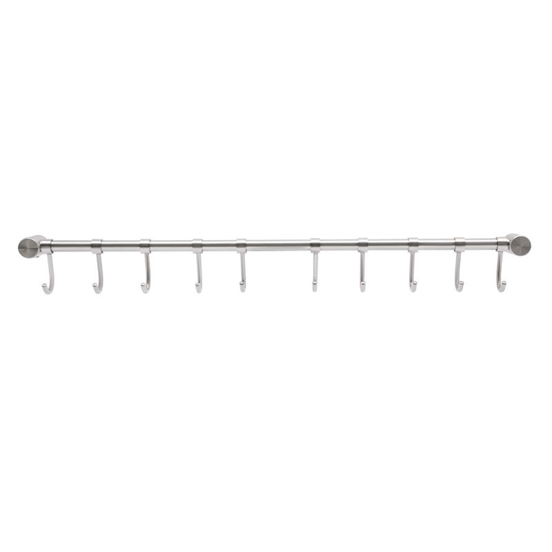 Prep & Savour 20'' Metal Straight Wall Mounted Pot Rack | Wayfair