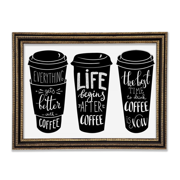 Happy Larry Coffee Love 1 - Print | Wayfair.co.uk