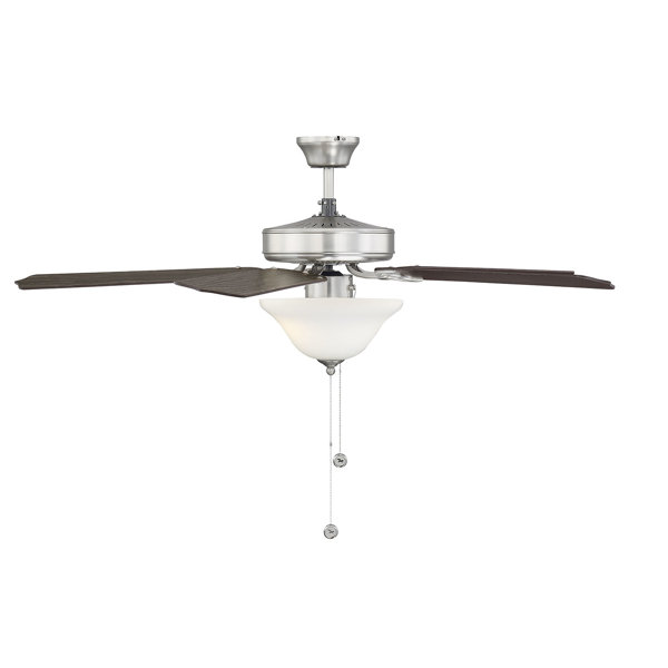 Charlton Home® 52" Garrett 5 - Blade Standard Ceiling Fan with Pull ...