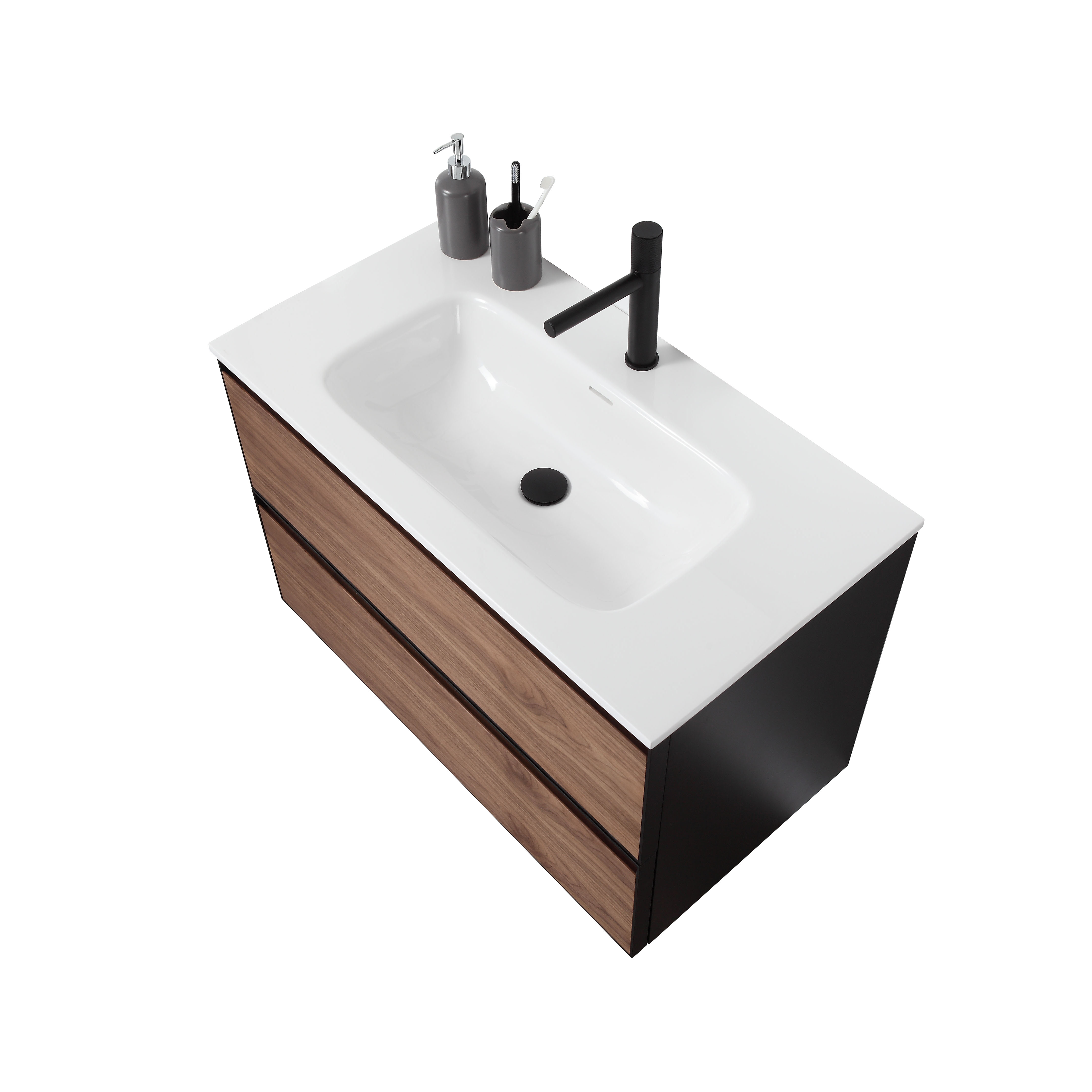 Hokku Designs Wilibald 36-inch W x 20-inch D 2-Drawer Bathroom Vanity ...