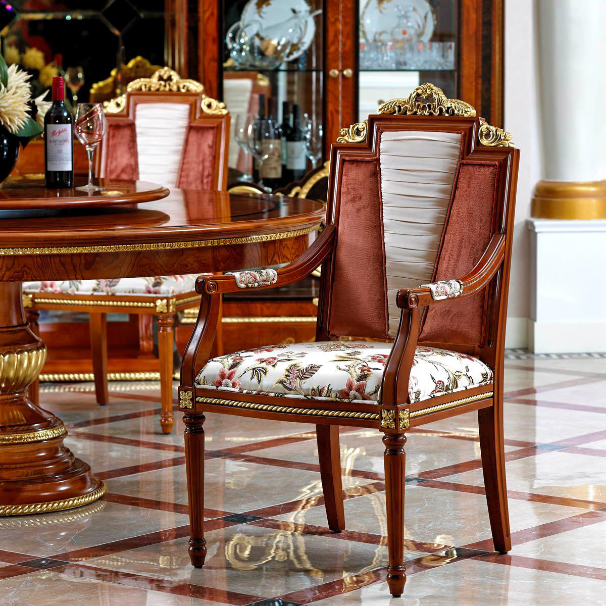 InfinityFurnitureImport Royal Palace Dining Armchair Perigold