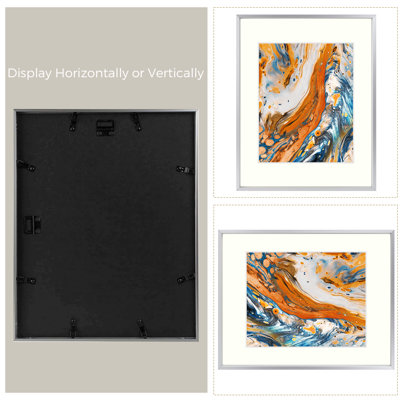 Kelly Clarkson Home Ryleigh Metal Gallery Picture Frame Real Glass Wall ...