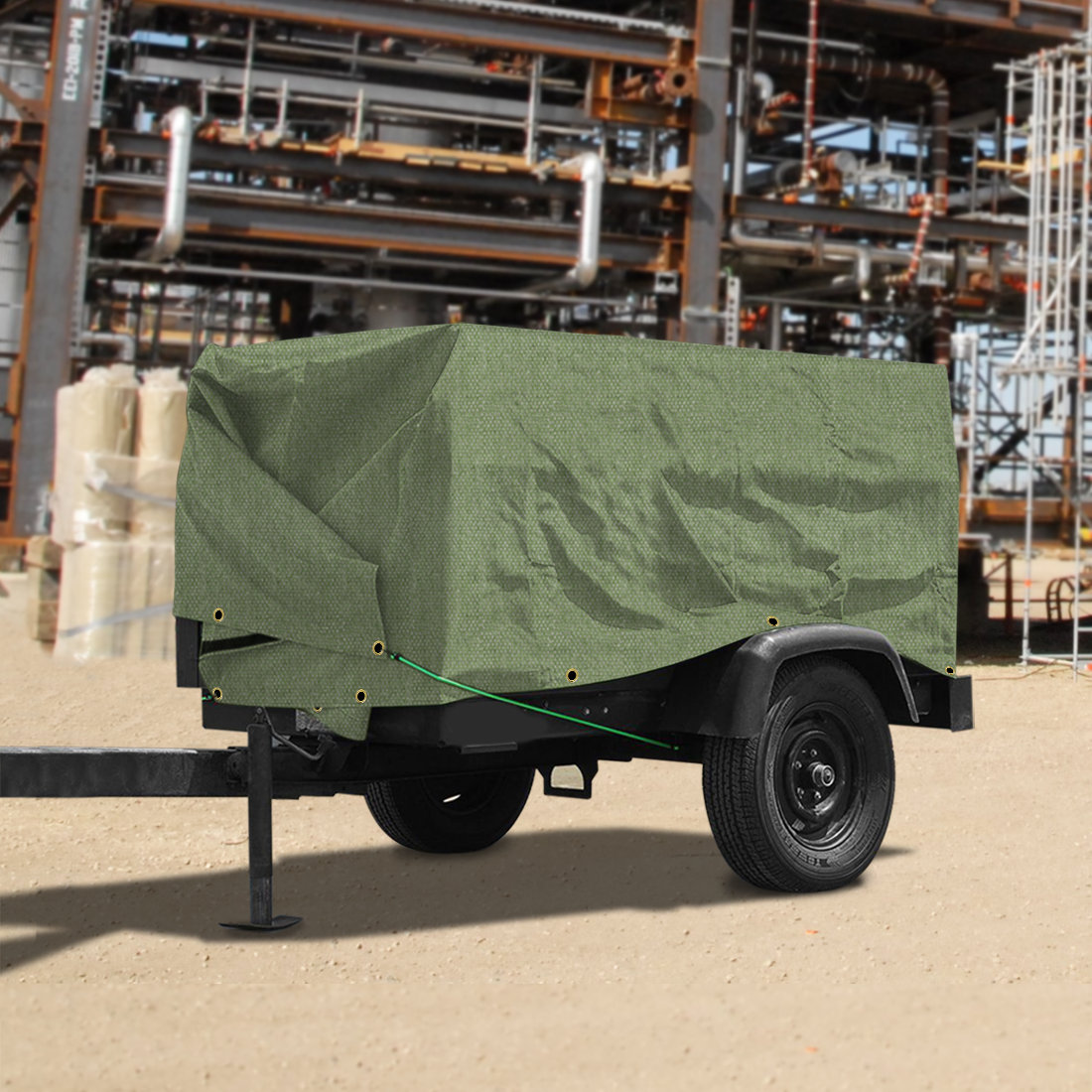 Covers & All Heavy Duty Waterproof Canvas Tarp with Grommet ...