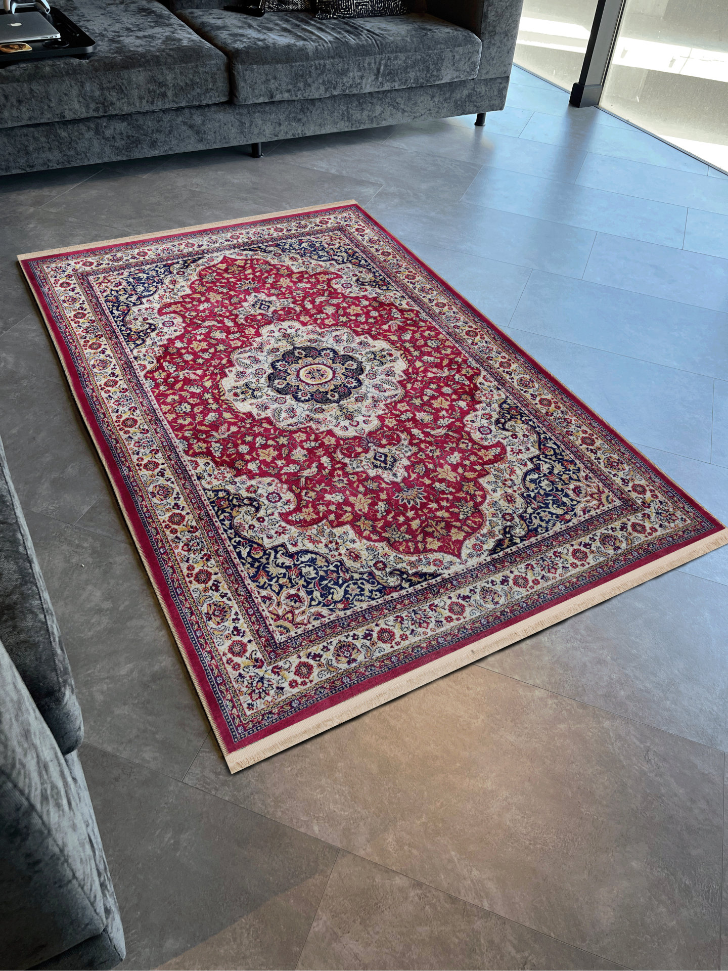 Bloomsbury Market Multi-Coloured Traditional Motif Ethnic Floral ...
