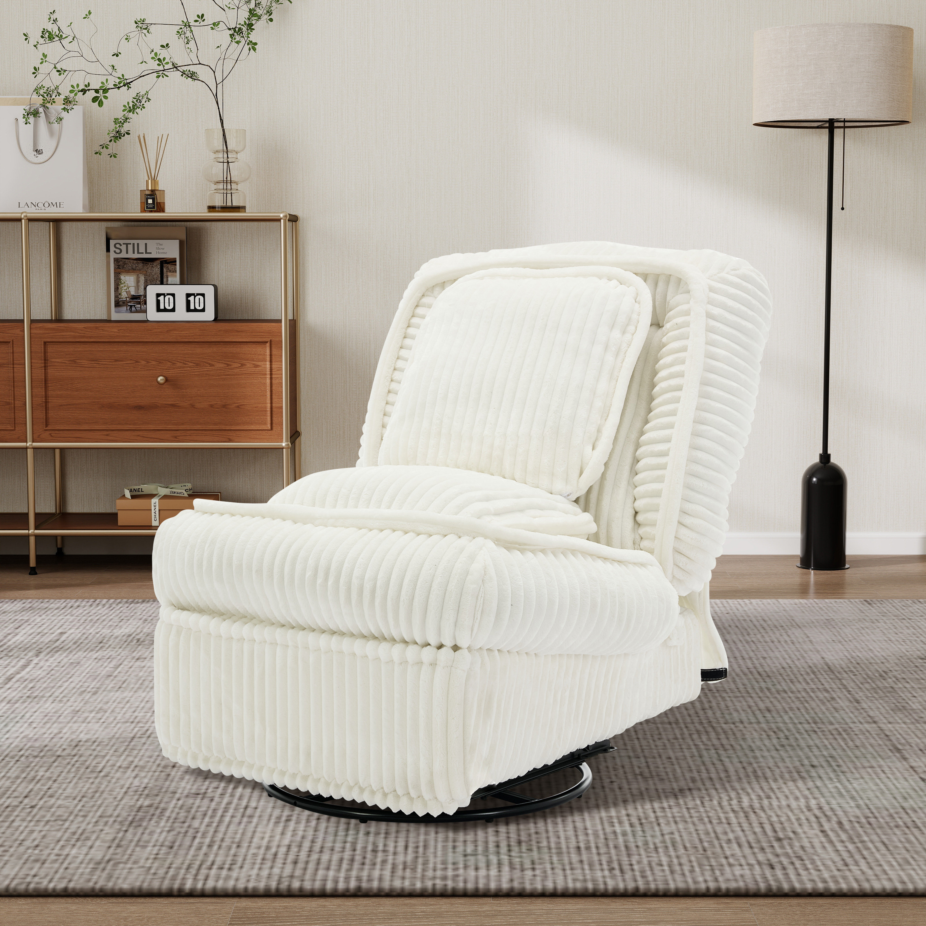 Trule 360° Swivel Rocking Single Sofa,recliner Sofa, Manual Glider ...