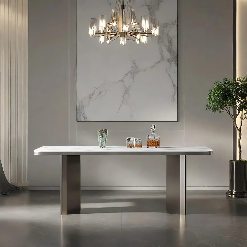 Ivy Bronx Luxurious new rock plate dining table | Wayfair