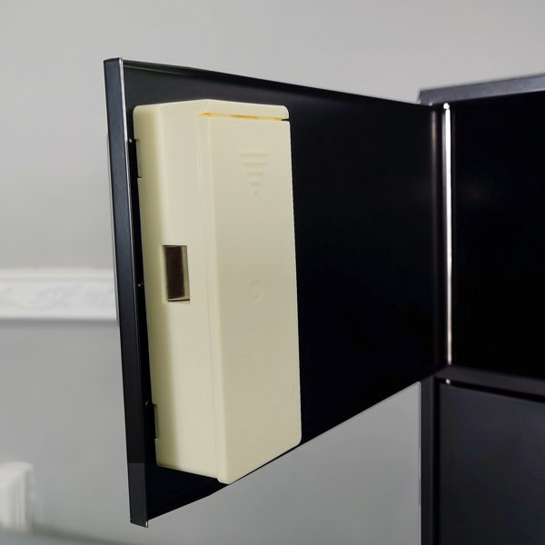 FixtureDisplays Black Cell Phone Locker Charging Station Public ...