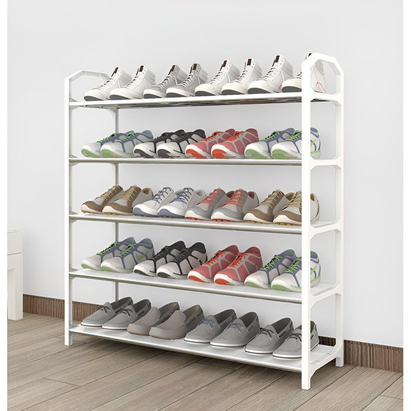 Rebrilliant Easy-To-Assemble Multi-Layer Shoe Rack, Household Shoe ...