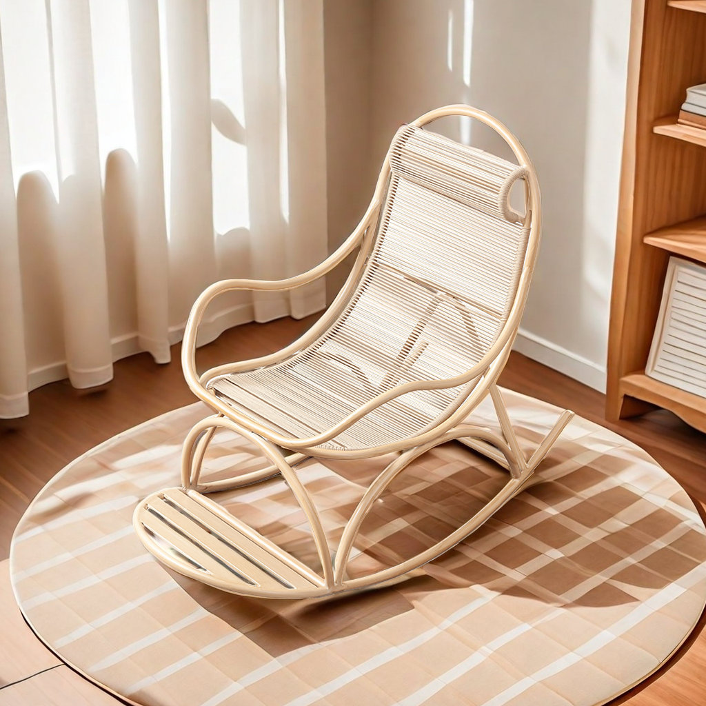 ChairVogue Casual Art Style Rocking Chair Rocking Chair | Wayfair