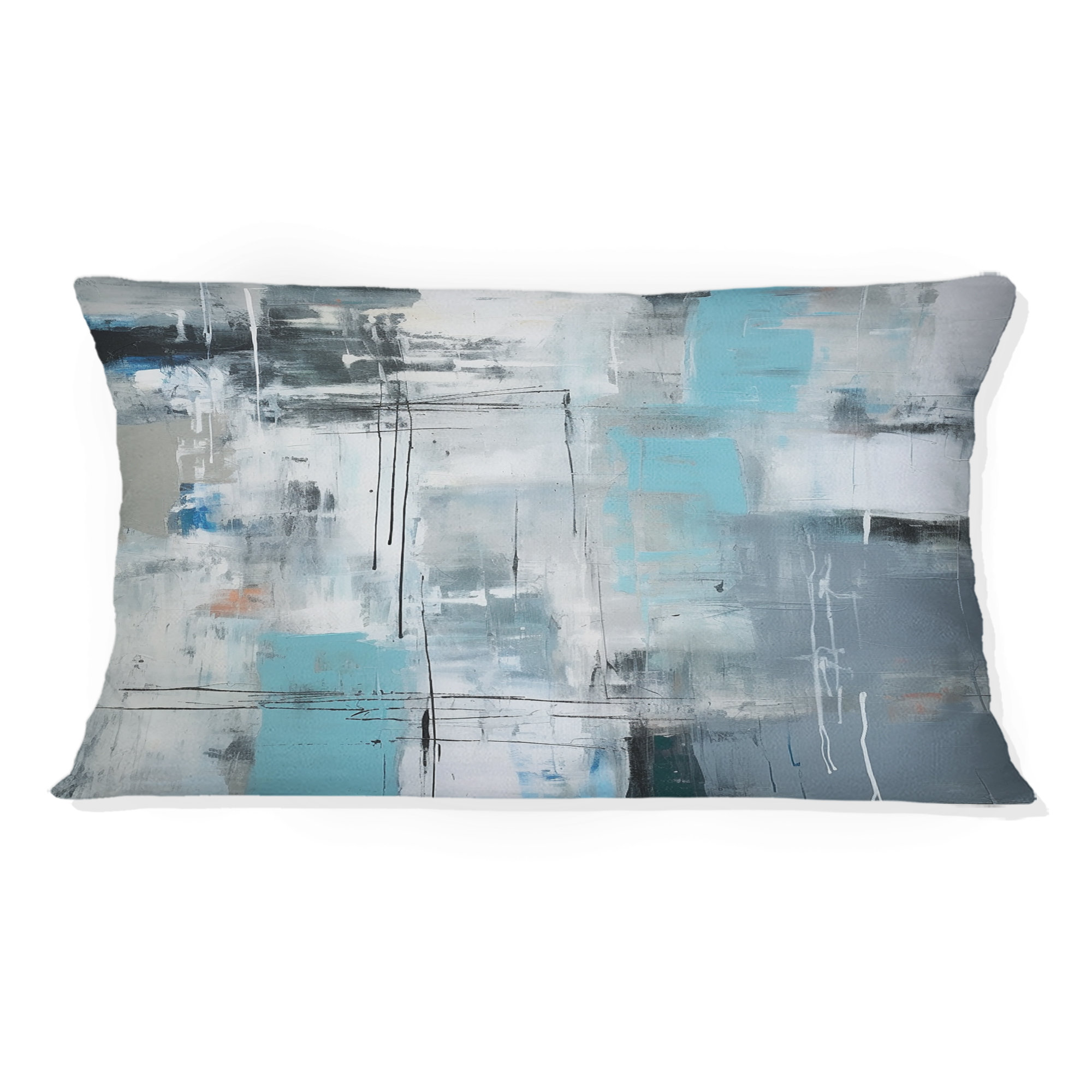 Design Art Serene Subtility In Abstract Light Blue - Abstract Painting ...