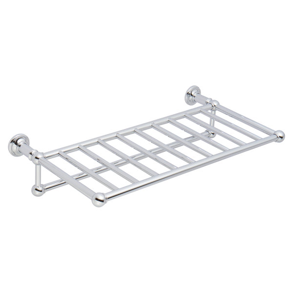 Ginger Columnar 20" Hotel Shelf with Towel Bar | Perigold