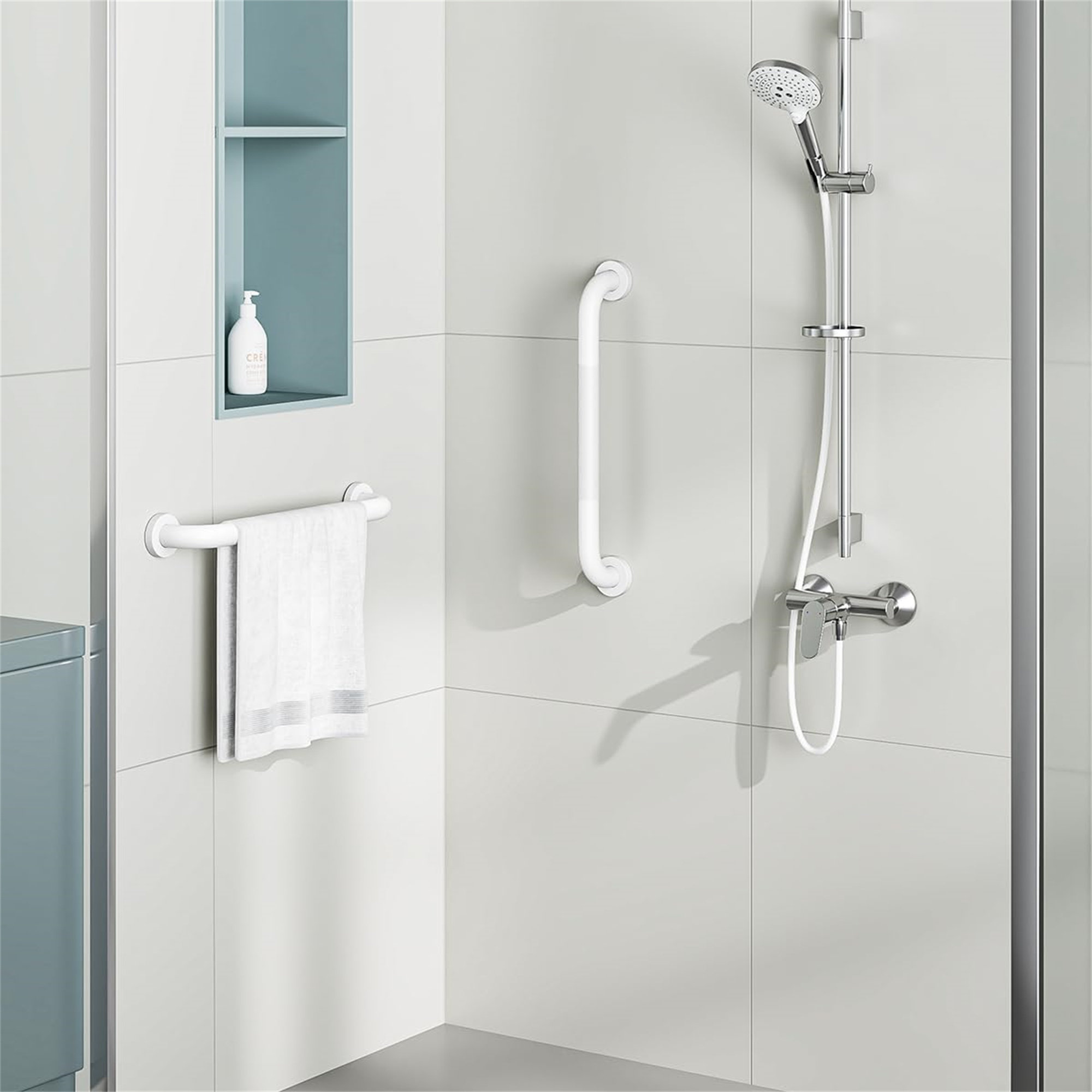 Belfry Bathroom 2 Pack Grab Rails For Bathtubs And Showers | Wayfair.co.uk