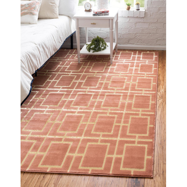 MarilynMonroe Glam Light Coral Rug & Reviews | Wayfair