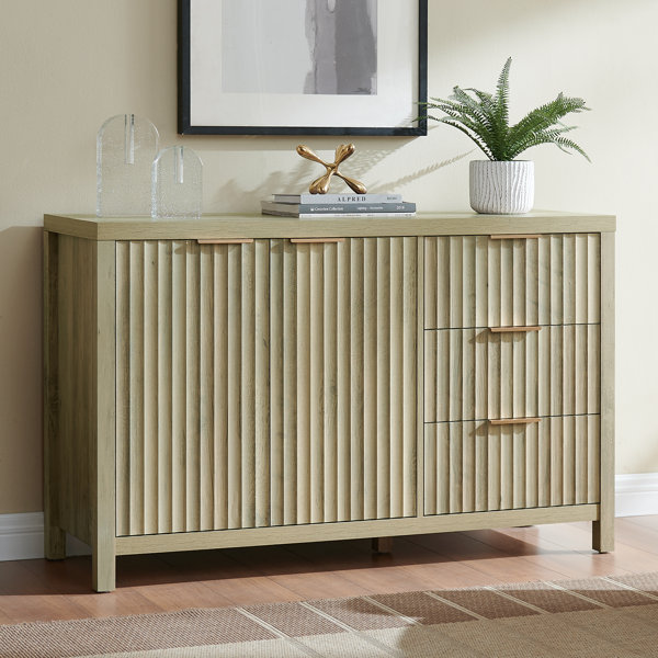 Latitude Run® Nicolee 47" 3 Drawer Sideboard & Reviews | Wayfair