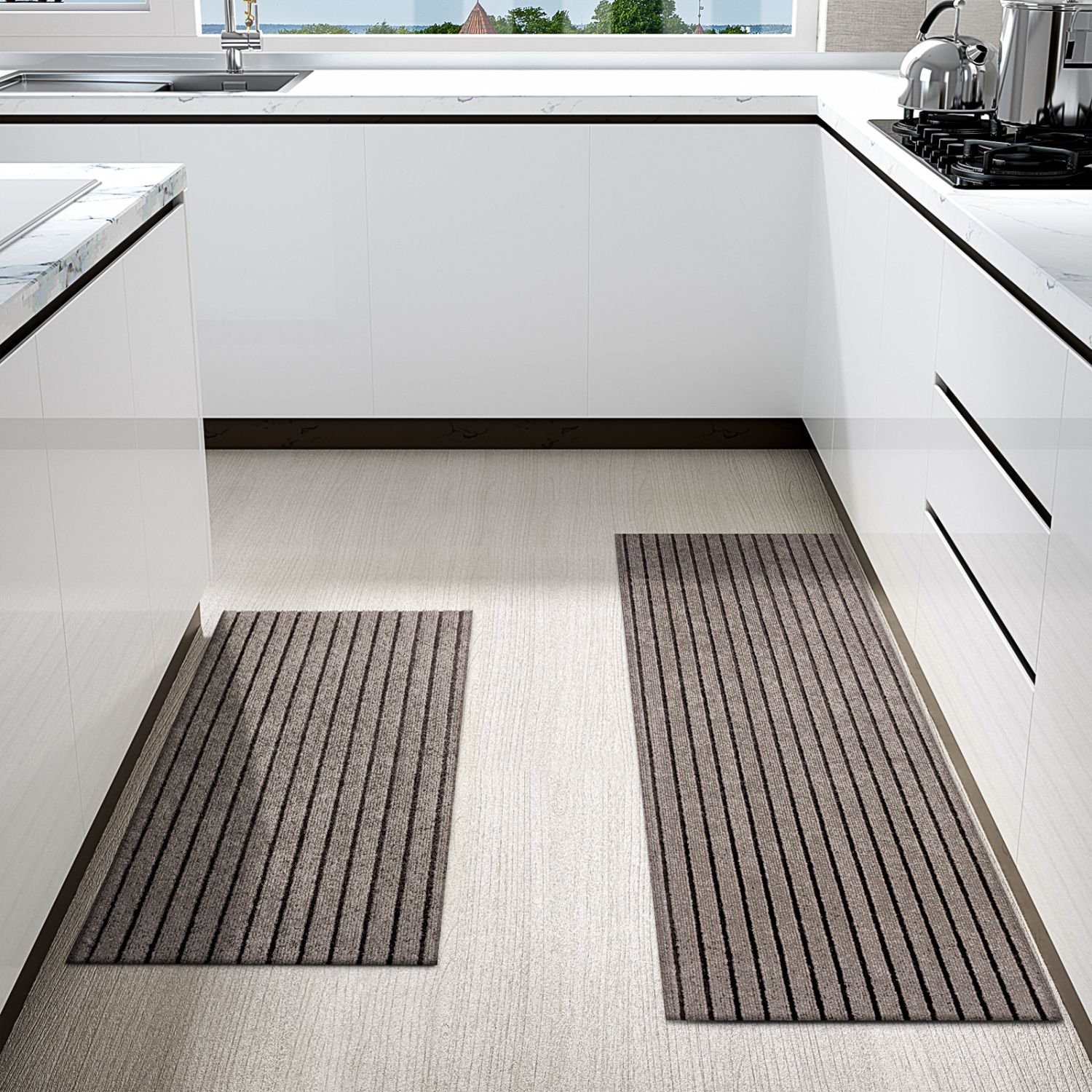 Prep & Savour Danyielle Non-Skid Kitchen Mat & Reviews | Wayfair