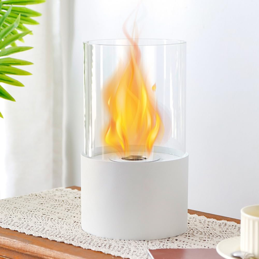Rephen Gel Fuel Outdoor Tabletop Fireplace with Flame Guard | Wayfair