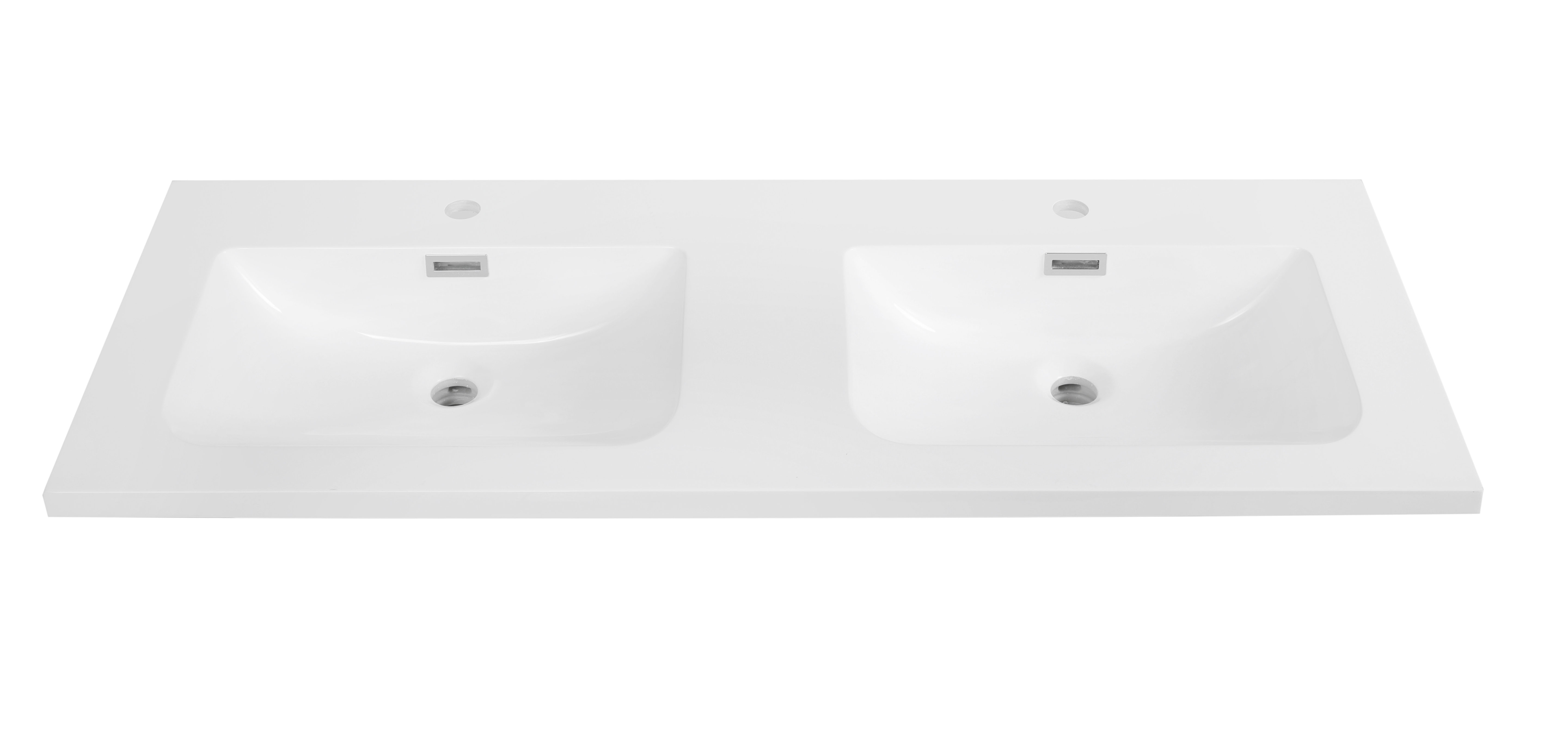 Streamline Bath 47.2" Solid Surface Resin Streamline Vanity Top ...