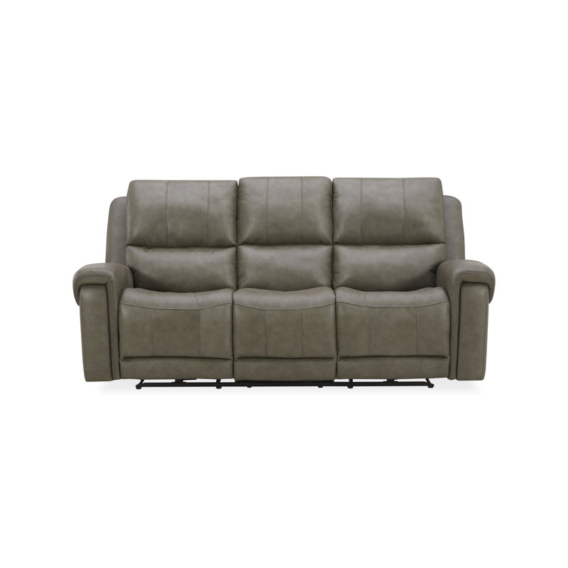Southern Motion Brook 90'' Triple Power Leather Sofa | Wayfair