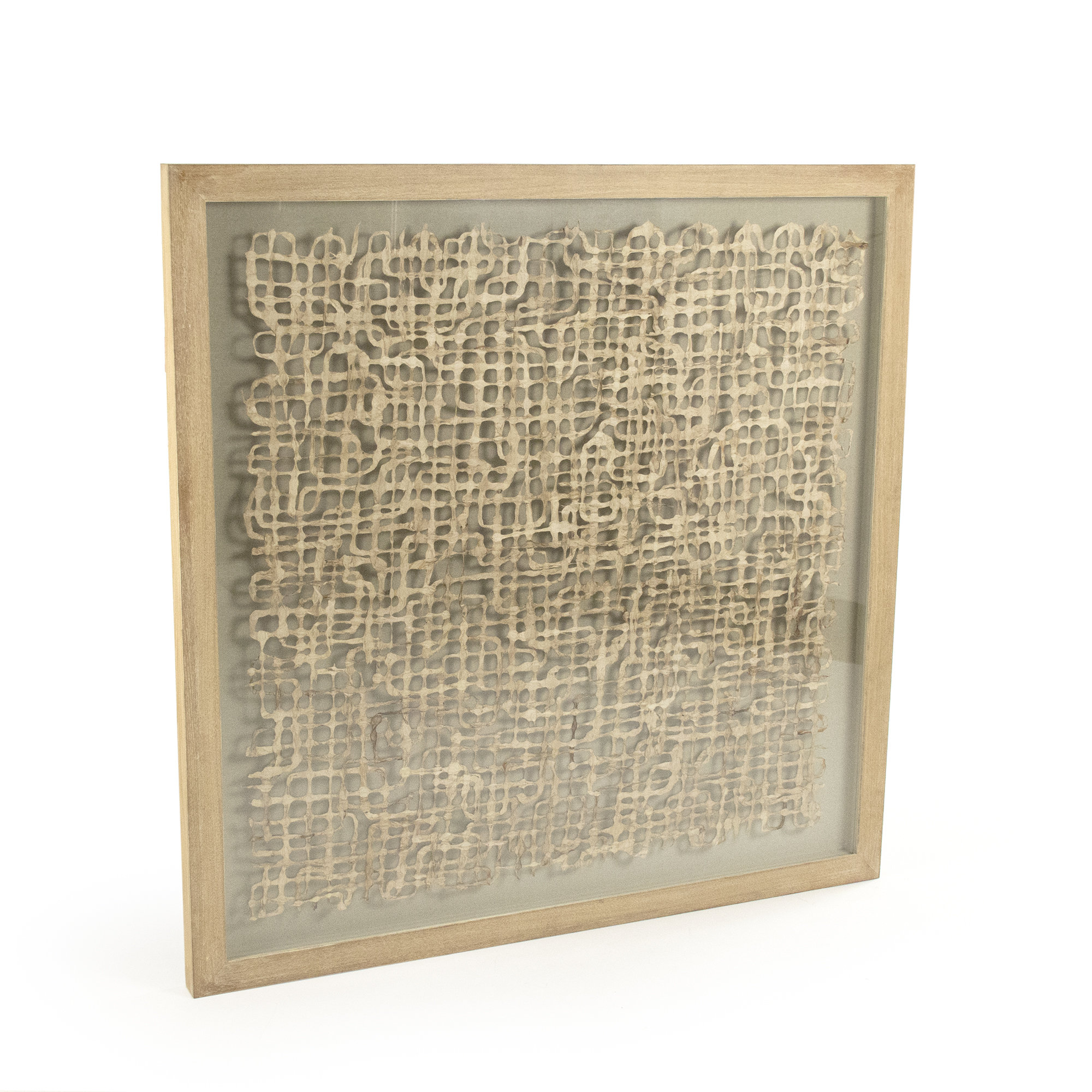 Rosalind Wheeler Abstract Paper Acrylic Framed Art Wall Decor | Wayfair