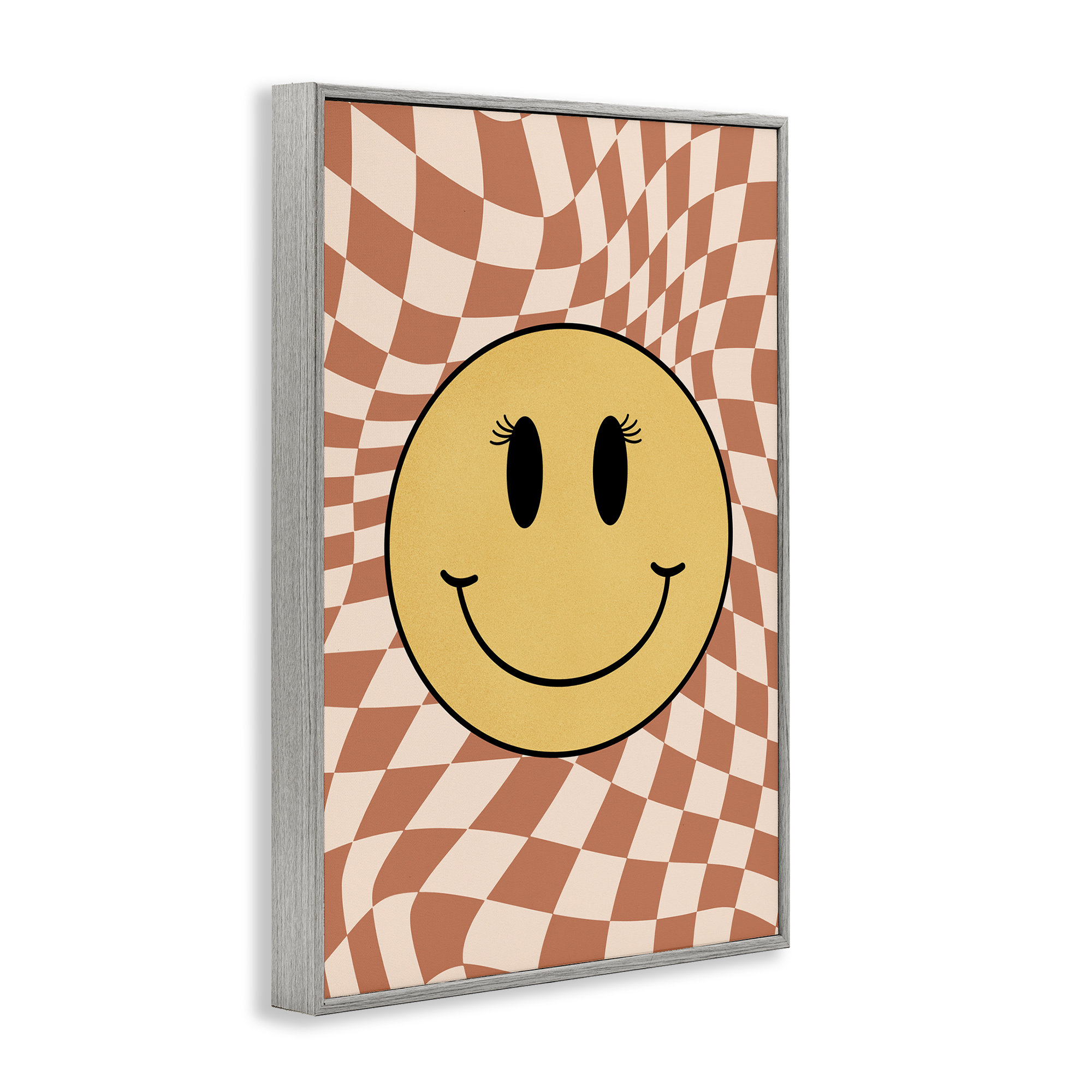 George Oliver Retro Checkered Smiley Giclee Art by JJ Design House, LLC ...