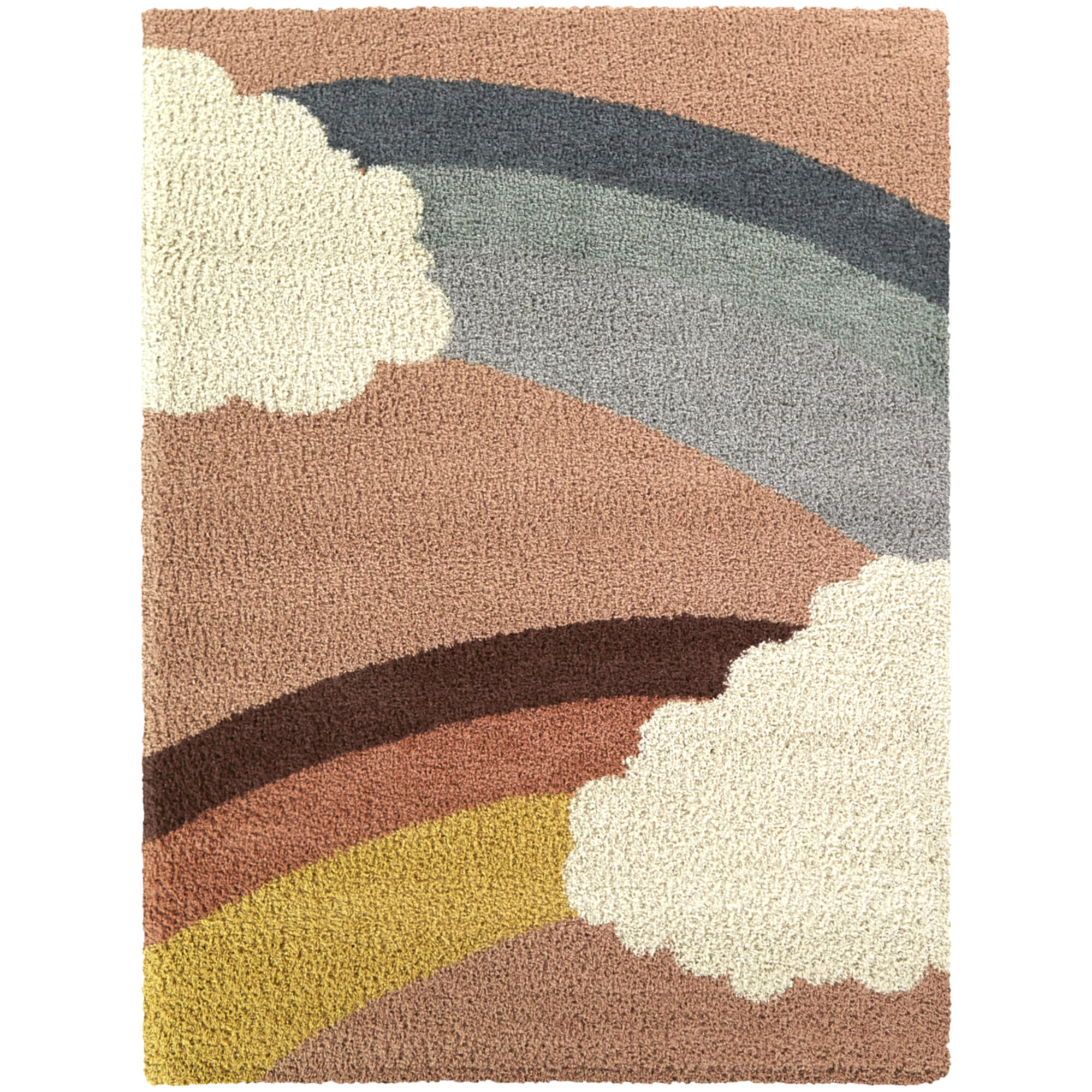 Balta Rugs Bella Kids Rainbow Shag Area Rug | Wayfair
