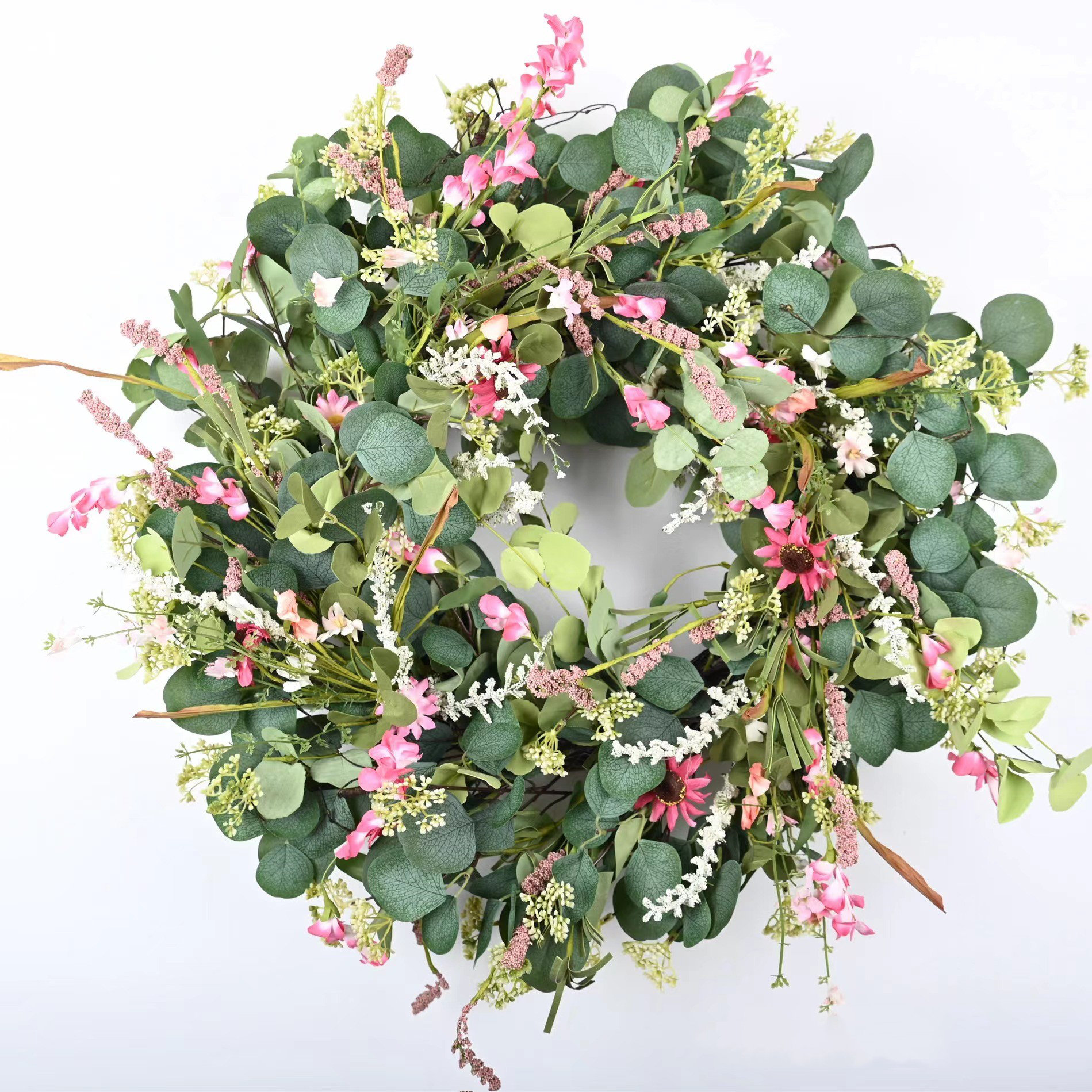 The Holiday Aisle® Handcrafted Faux Mixed Assortment 26'' Wreath | Wayfair