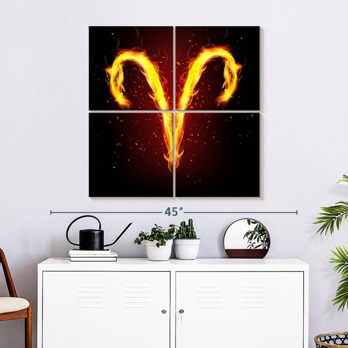 Dakota Fields Adella Flaming Aries | Wayfair
