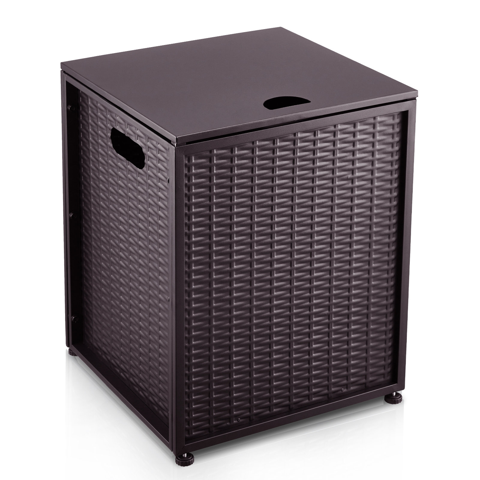 Yesurprise Propane Tank Cover Table, 20 Lbs Propane Tank Storage Box ...