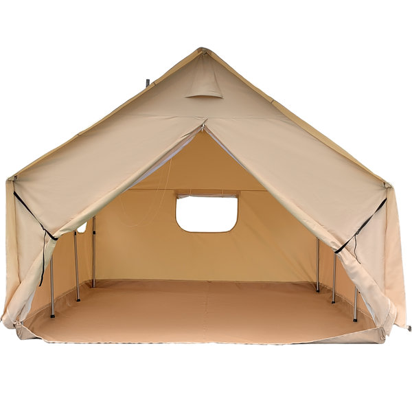 VEVOR Canvas Wall Tent with PVC Storm Flap | Wayfair
