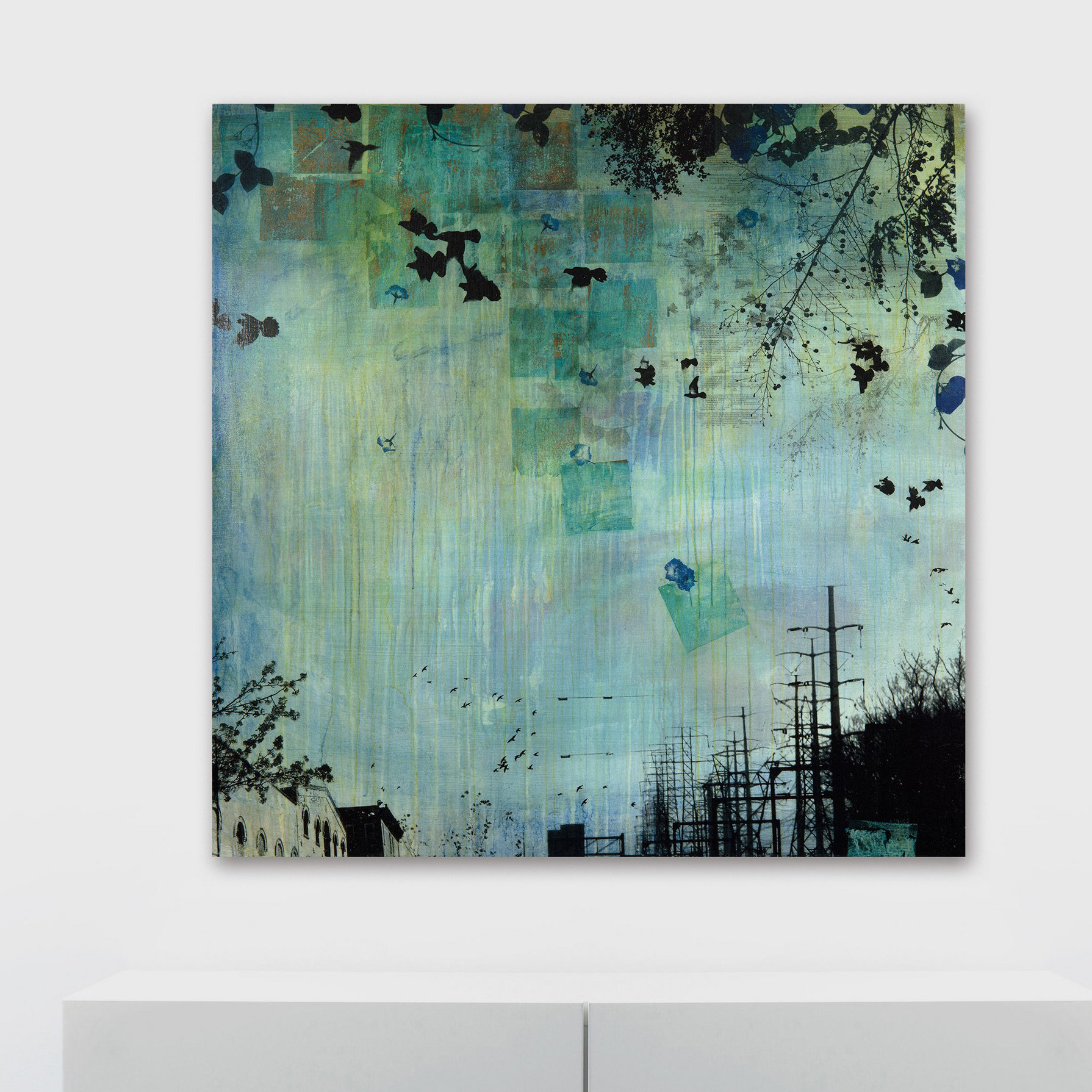 Marmont Hill 'Electric Power' by Tracy Silva Barbosa Print of Painting ...