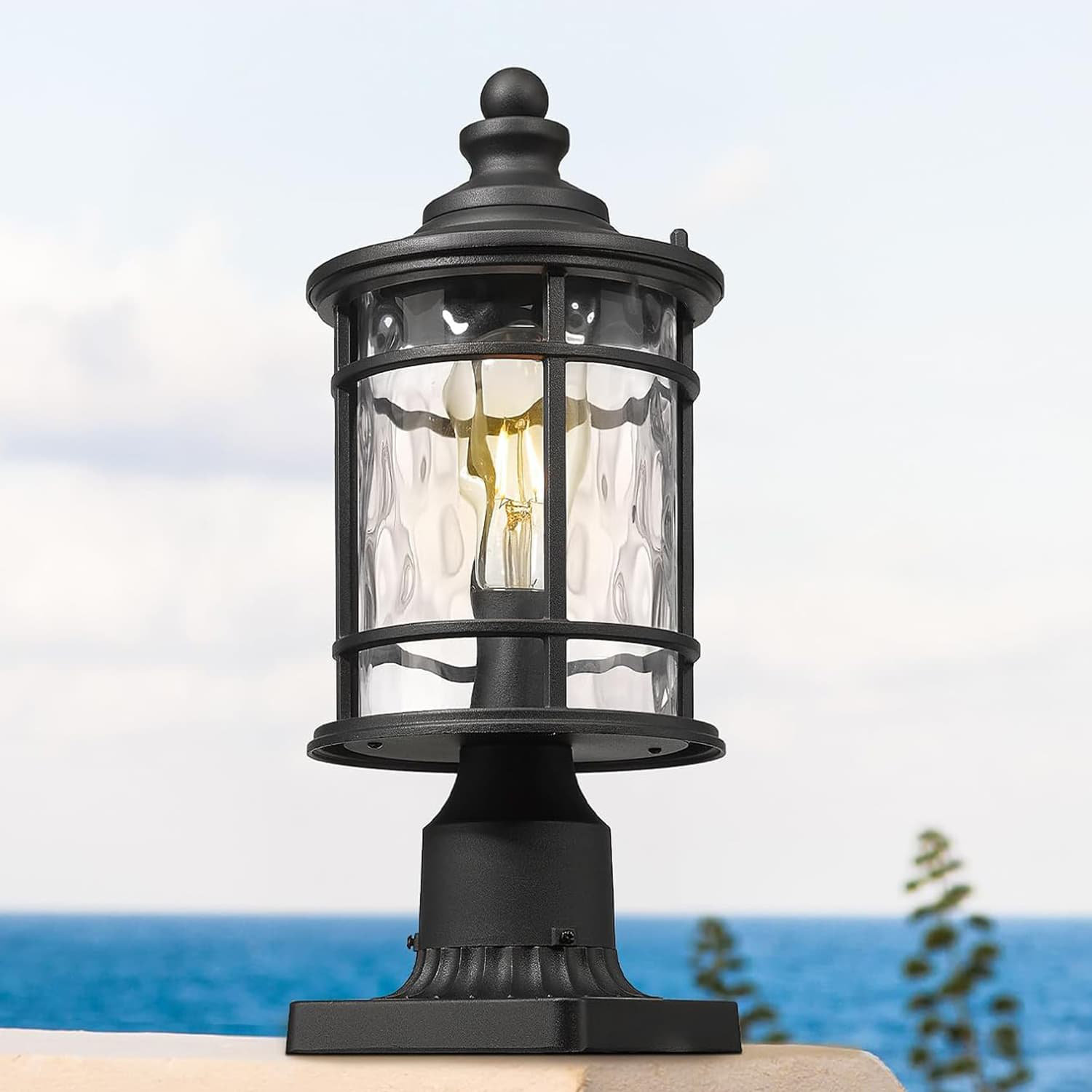 Alcott Hill Outdoor Lamp Post Lighting, Modern Vintage Outdoor Lamp ...