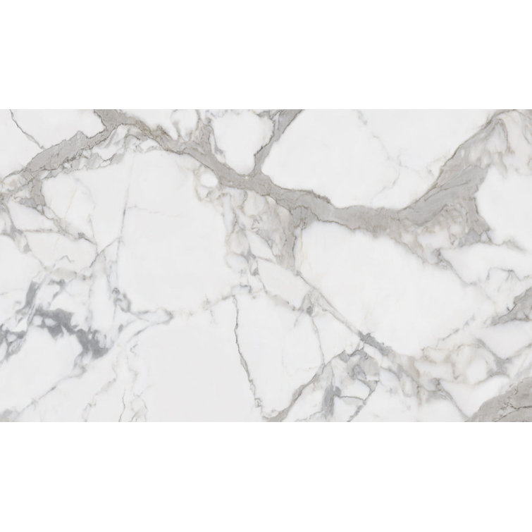 Stone & Tile Shoppe, Inc. Marble 60" x 60" Porcelain Marble Look Wall ...