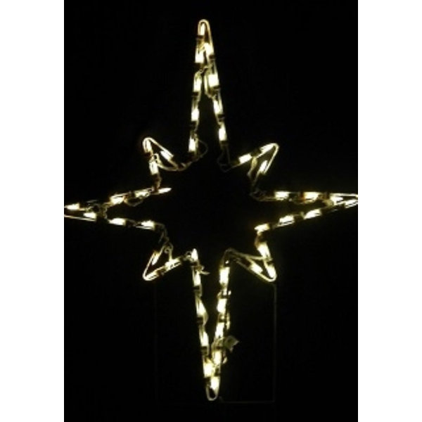 Lori's Lighted D'Lites Hanging Small Nativity Star Christmas Holiday ...