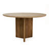 VIG Furniture Pawnee - Modern Travertine Marble Round Dining Table ...