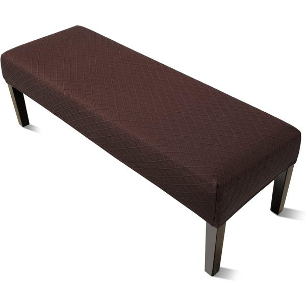 Latitude Run® Waterproof Bench Covers For Dining Room, Stretch Jacquard ...