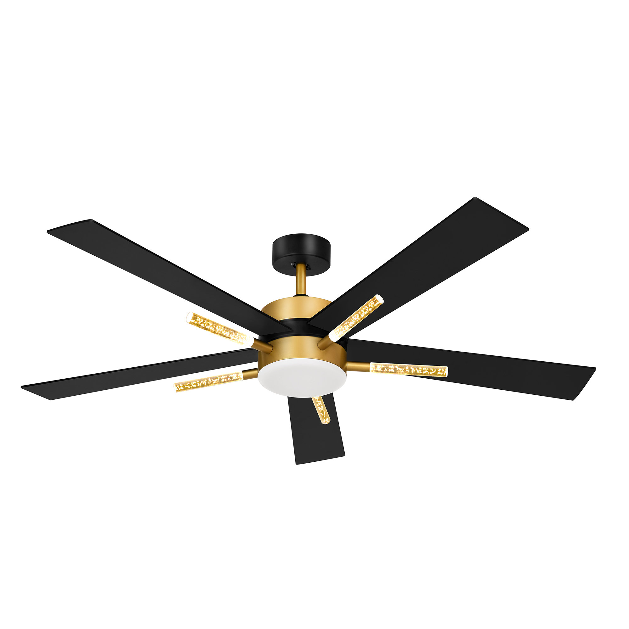 Mercer41 5 Blades Indoor Ceiling Fan with Light Kit and Remote ...