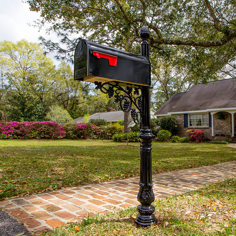 Vandalet Mailbox Co. 56" H In-Ground Decorative Post & Reviews | Wayfair