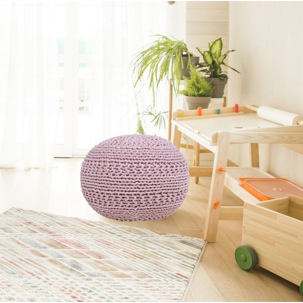 Dakota Fields Telauges Upholstered Pouf & Reviews | Wayfair