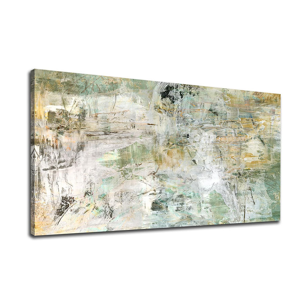 Latitude Run® Brown Green Abstract Wall Art - Unearthed World Abstract ...
