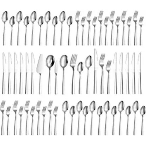 12 Person Stainless Steel Flatware Sets You'll Love | Wayfair