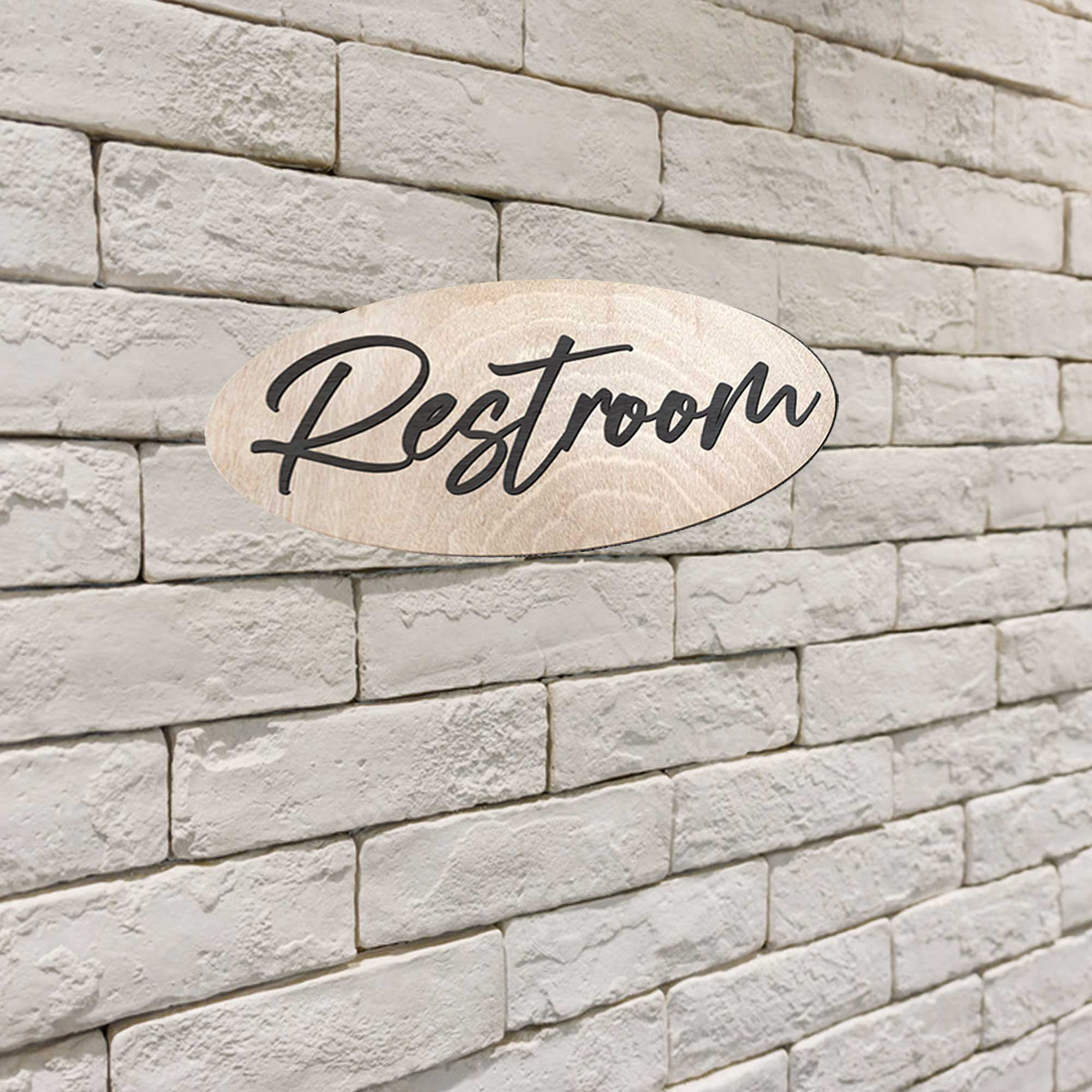 Designocracy Restroom Sign | Wayfair