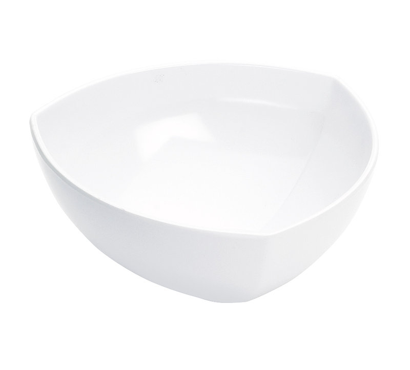Cal-Mil Triangle Melamine Bowl/Wht | Wayfair