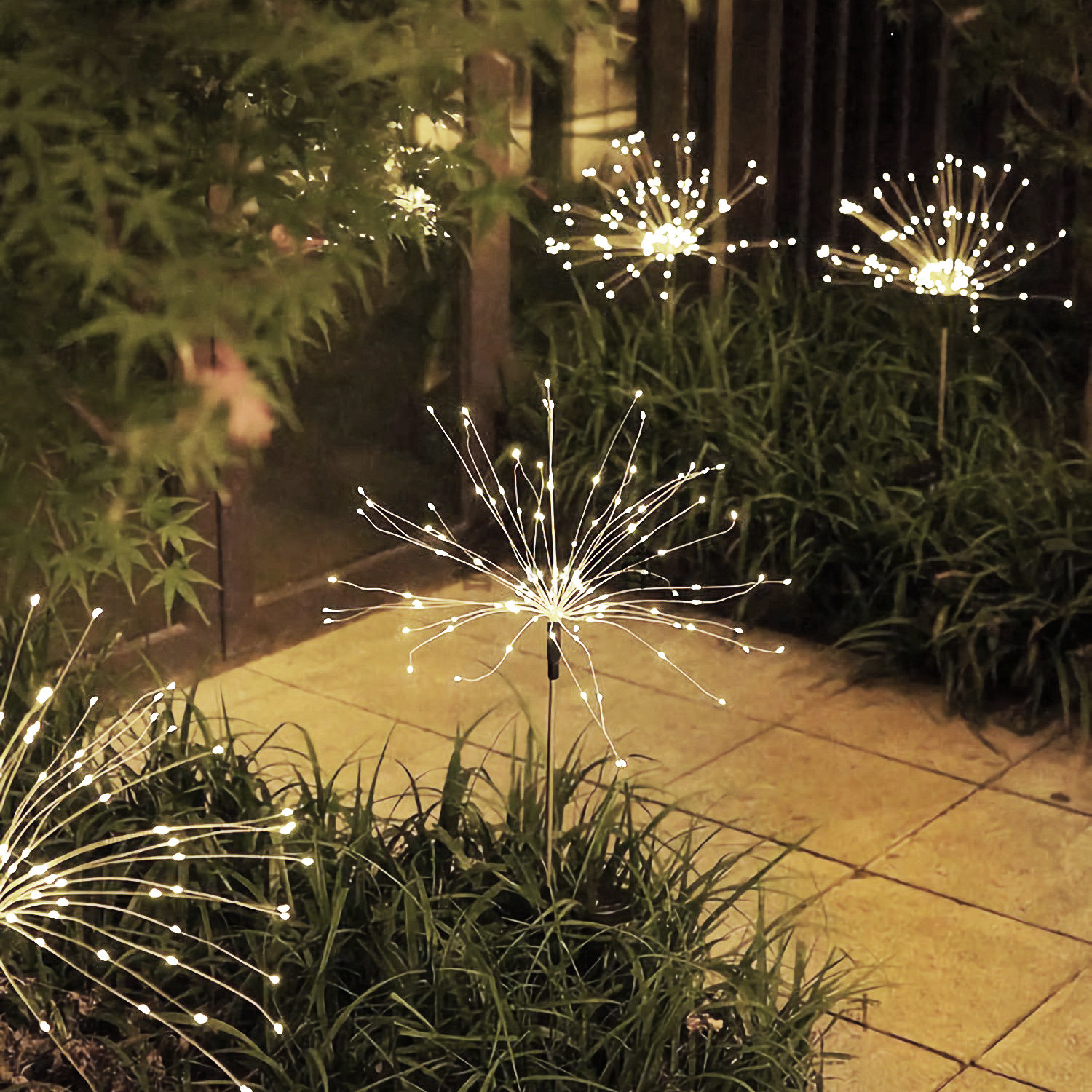Liwarace 2 pcs Solar Firework Lights Trees & Reviews - Wayfair Canada