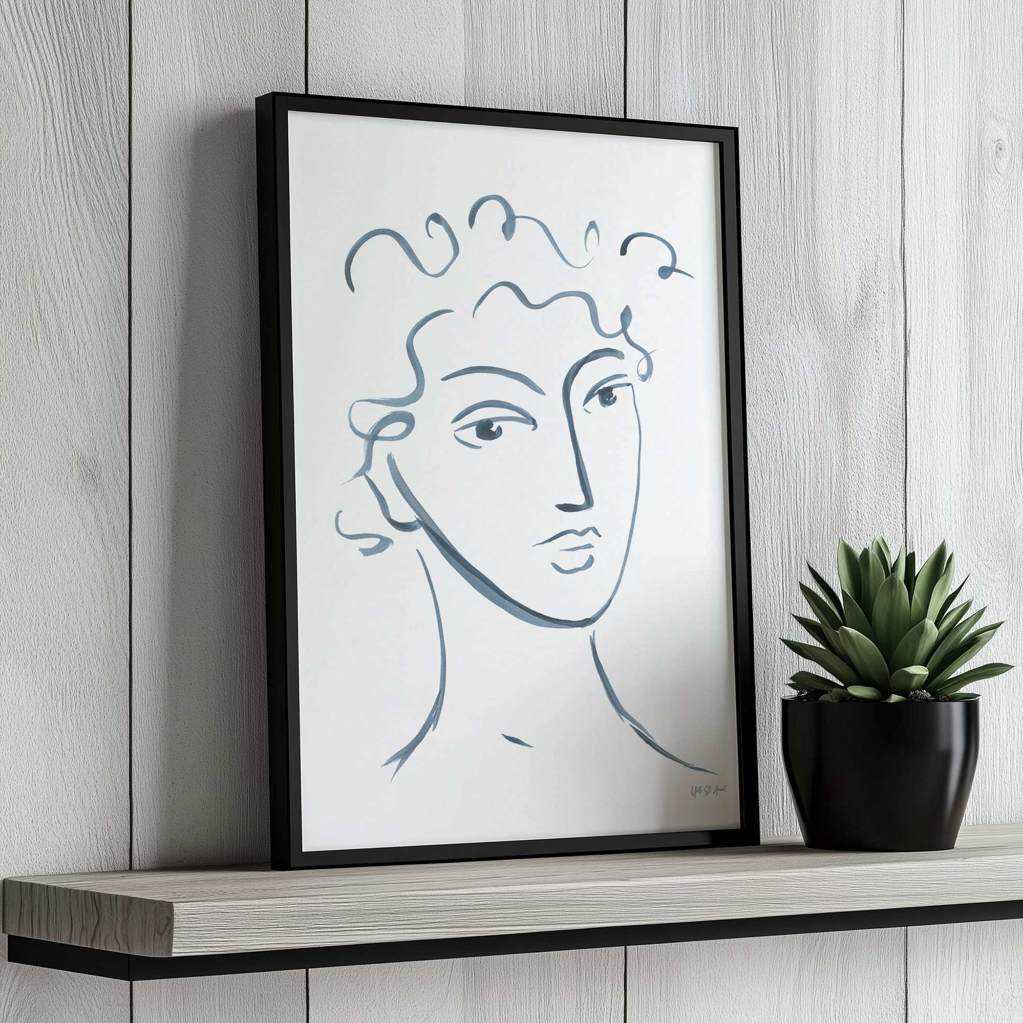 George Oliver Whimsy Portrait I By Yvette St. Amant Canvas Art Print ...