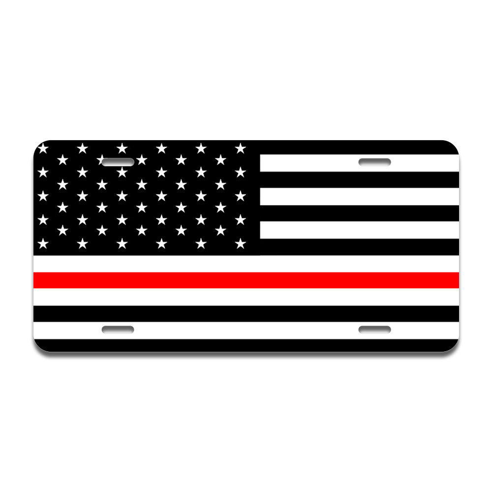 SignMission America Thin Red Line Aluminum Plate Frame | Wayfair